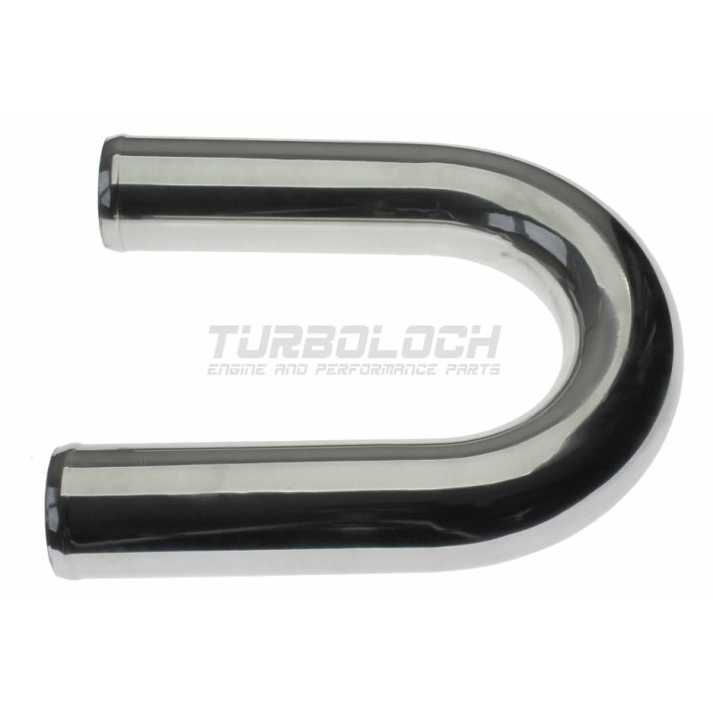 Aluminium Rohrbogen 70mm x 2mm 180° - gesickt - Turboloch GmbH, 27,60